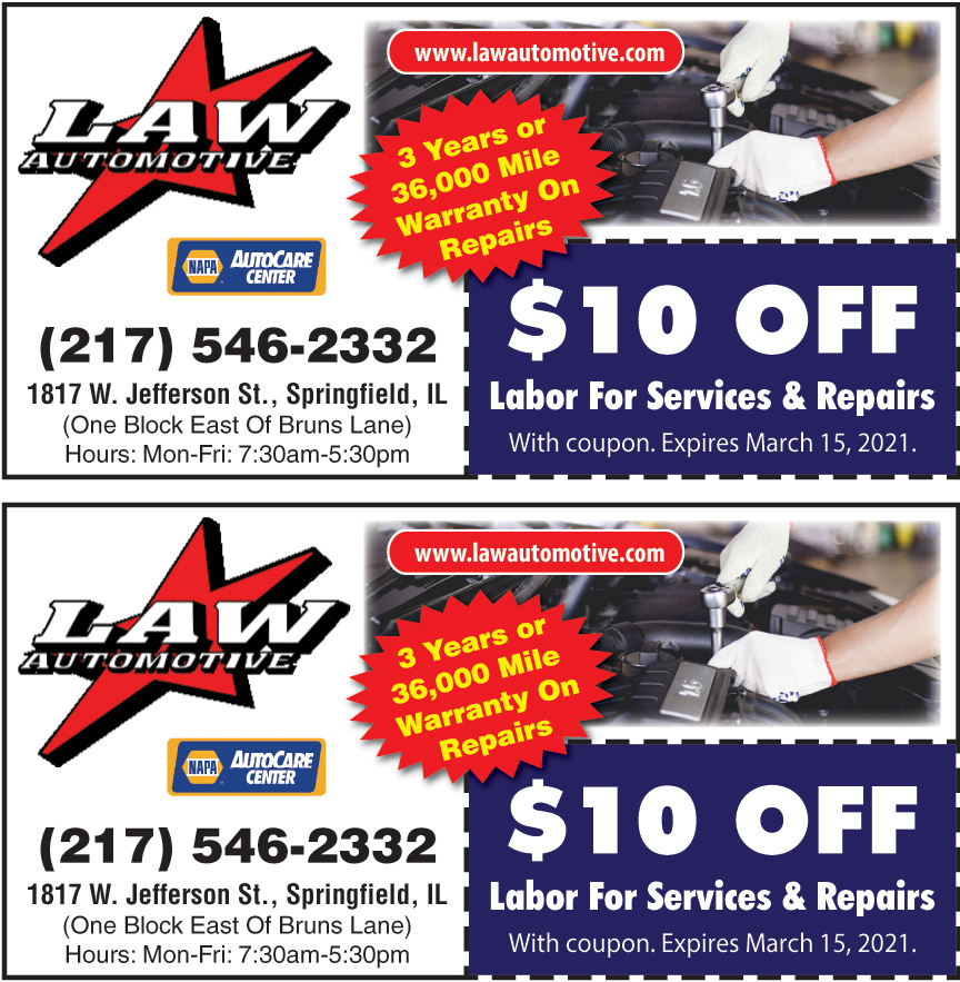 $10 OFF ON LABOR FOR SERVICES & REPAIRS | Online Printable Coupons: USA ...